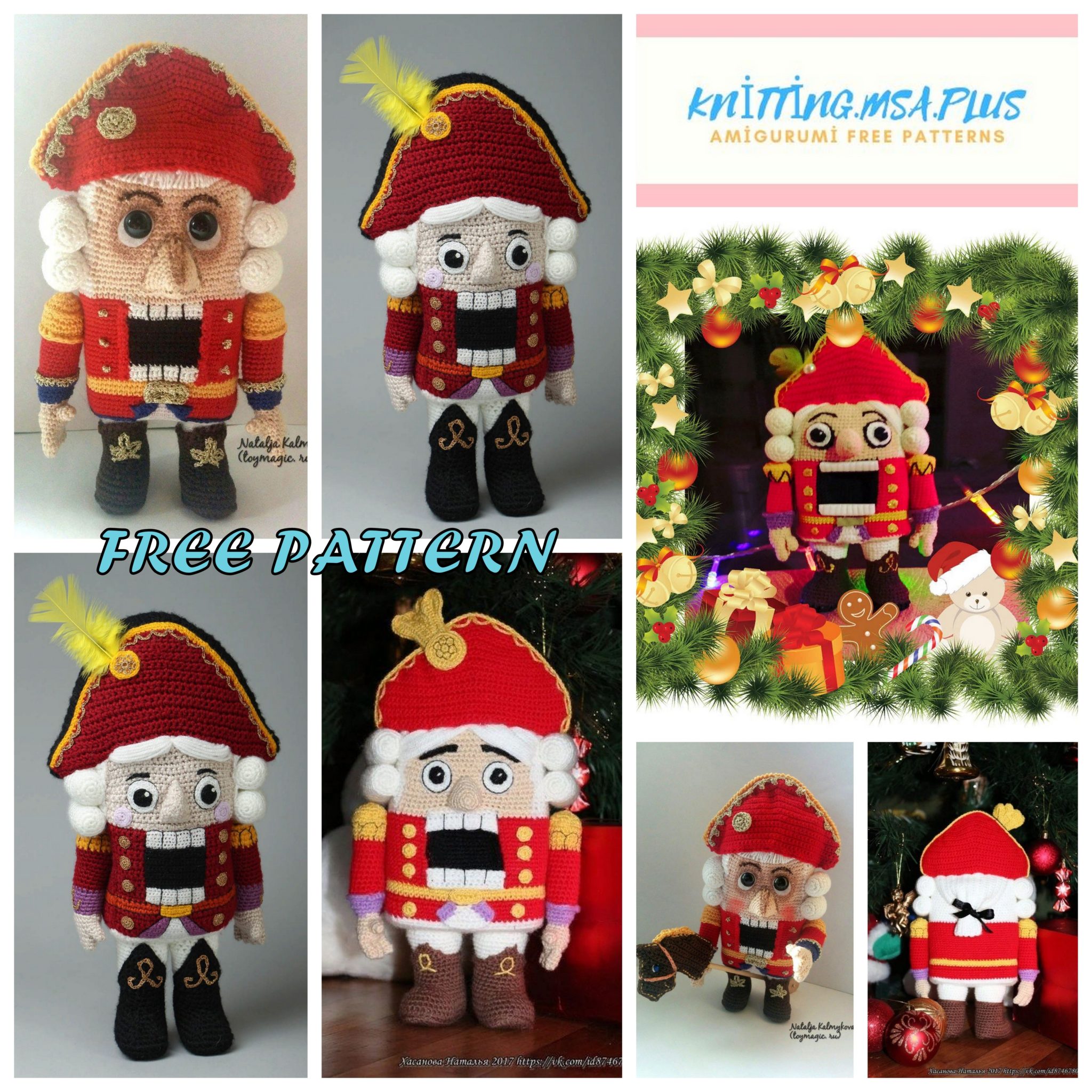 Amigurumi The Nutcracker Lead Soldier Free Crochet Pattern – Amigurumi